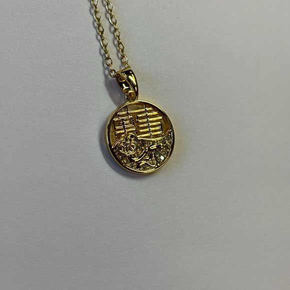 Fifth Ave | Jewelry | Gold And Zircon Relief May All Go Well With You ...